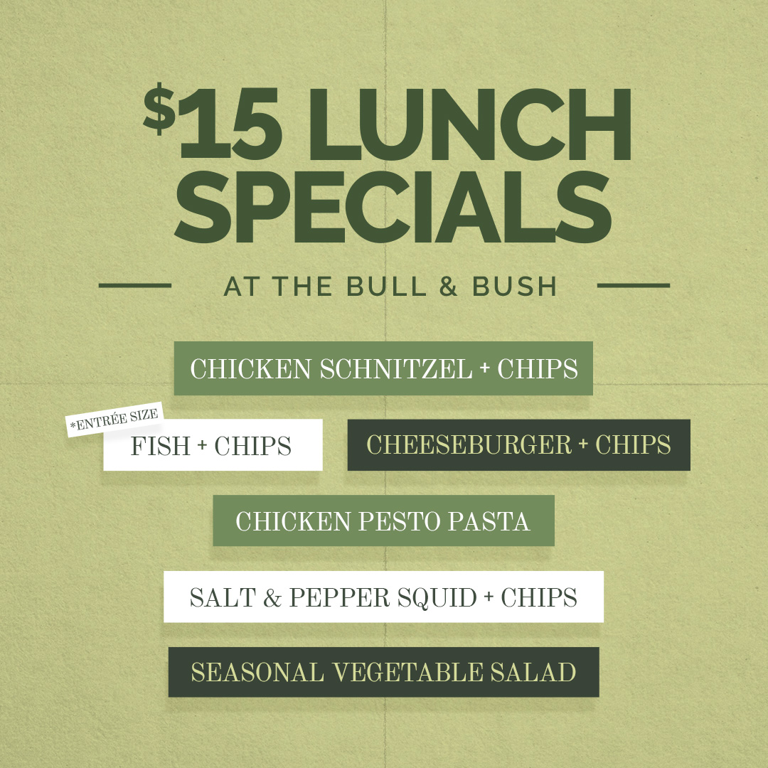 Whats On - Bull & Bush - Your Local Pub in Baulkham Hills